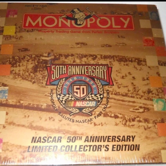 Other | Monopoly 5th Anniversary Nascar Edition New Sealed Collectors ...